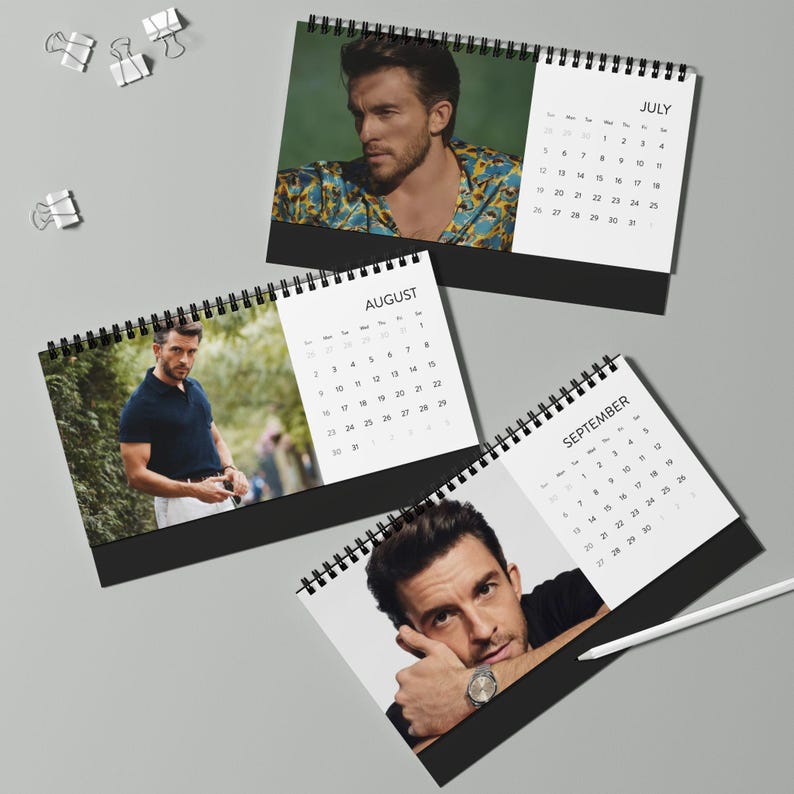 Jonathan Bailey 2026 Desk Calendar Bridgerton Anthony Calendar Kate ...