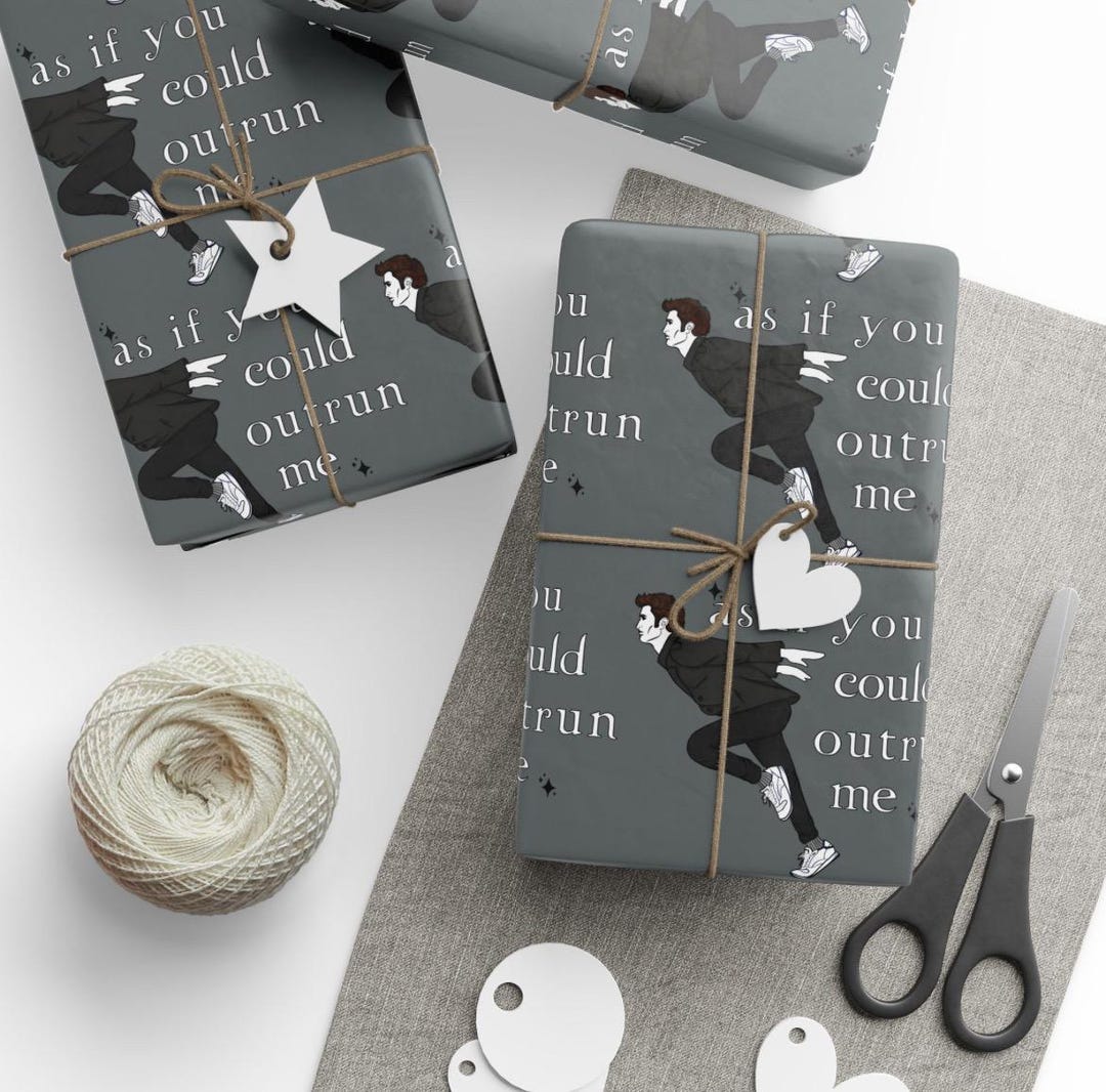 Twilight Wrapping Paper as If You Could Out Run Me Edward Cullen ...