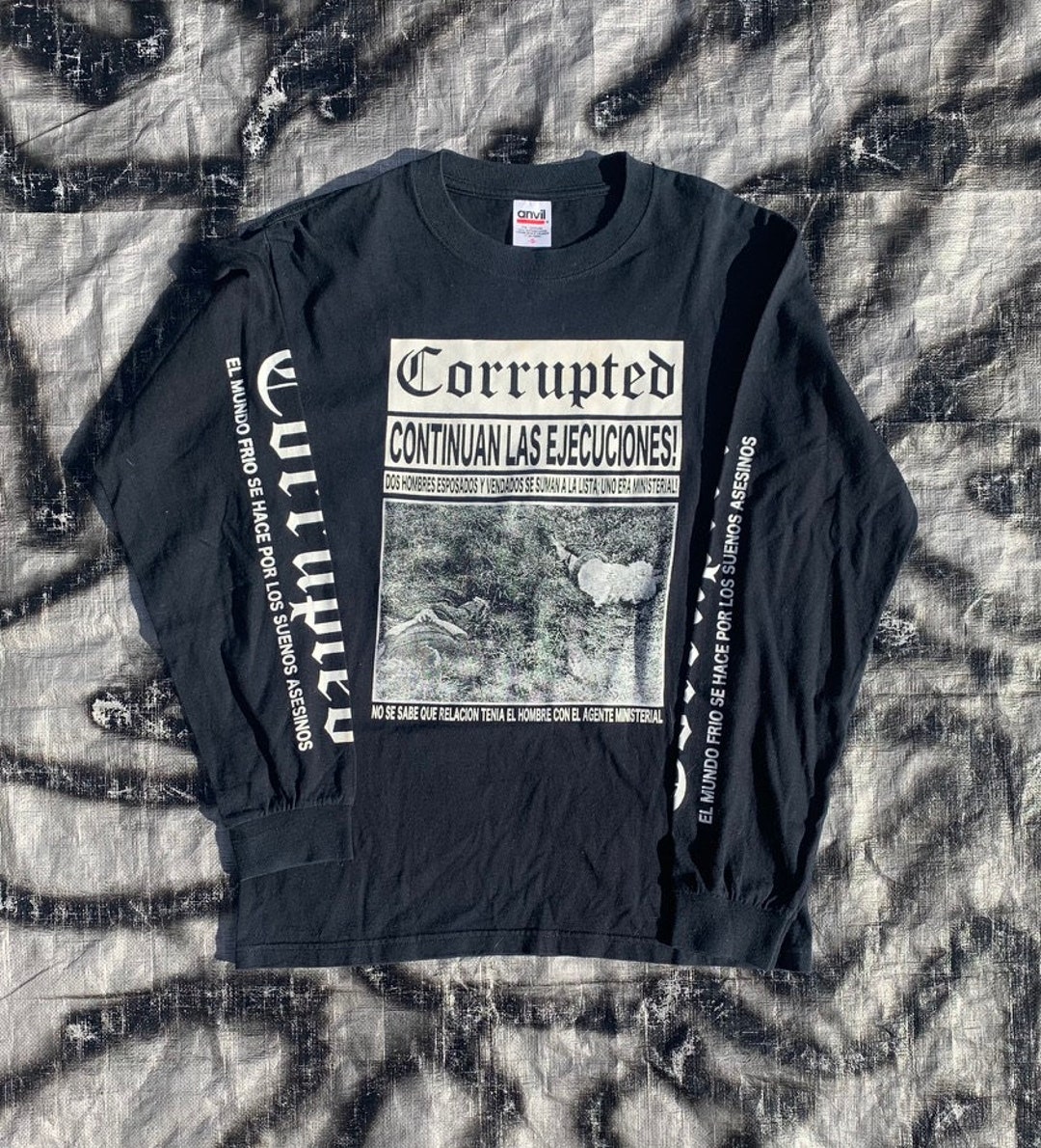 CORRUPTED 2000s Vintage Sludge Metal Punk Tshirt Noothgrush Grief Meth ...