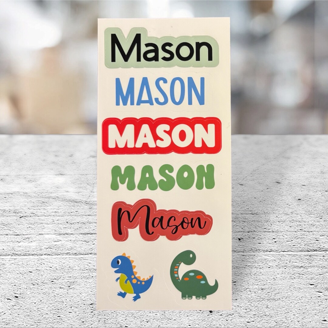 Personalized Name Labels. Stickers for Labeling Belongings or ...