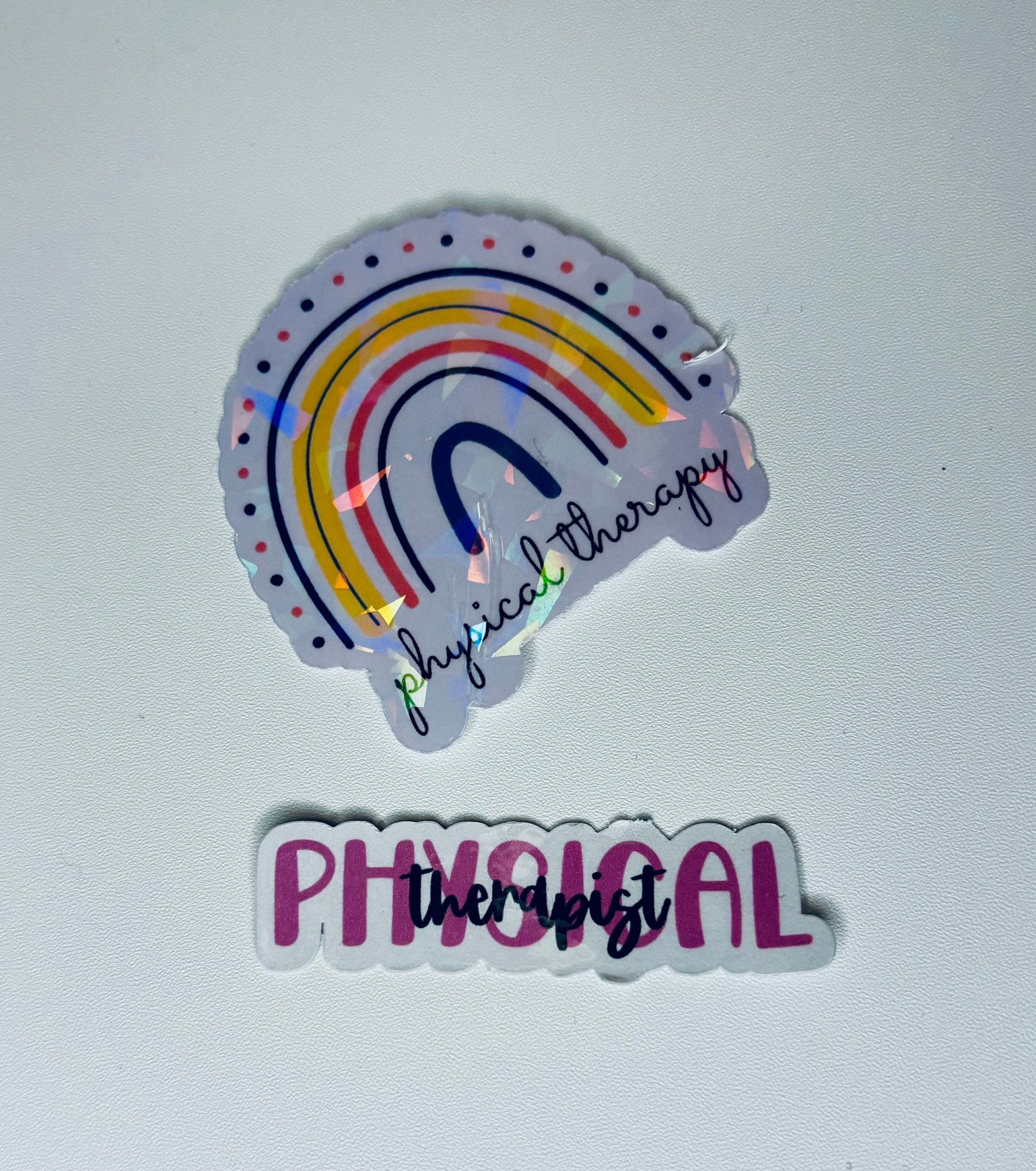 Physical Therapy Rainbow Sticker , Available in Different Colors. Size ...