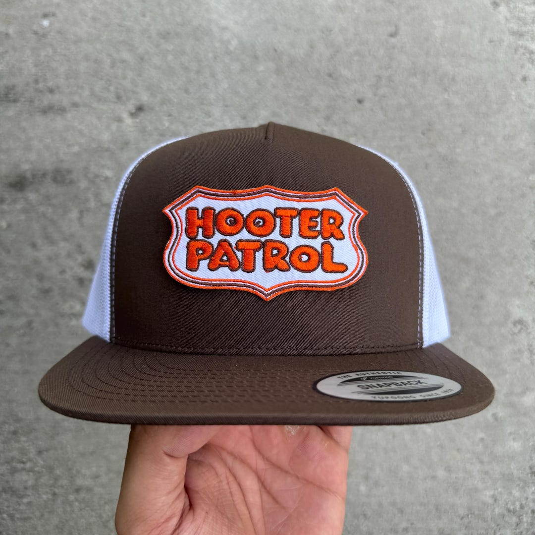 Hooter Patrol Trucker Hat Adjustable Snapback Mesh Back Five Panel Cap ...