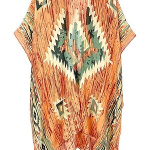 Aztec Boho Spring Summer Kimono Duster - Etsy