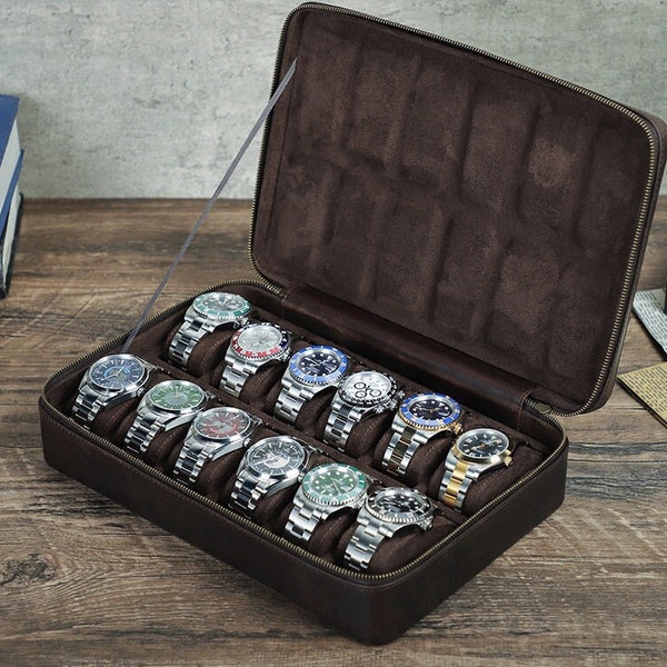 Leather Watch Travel Cases - Etsy