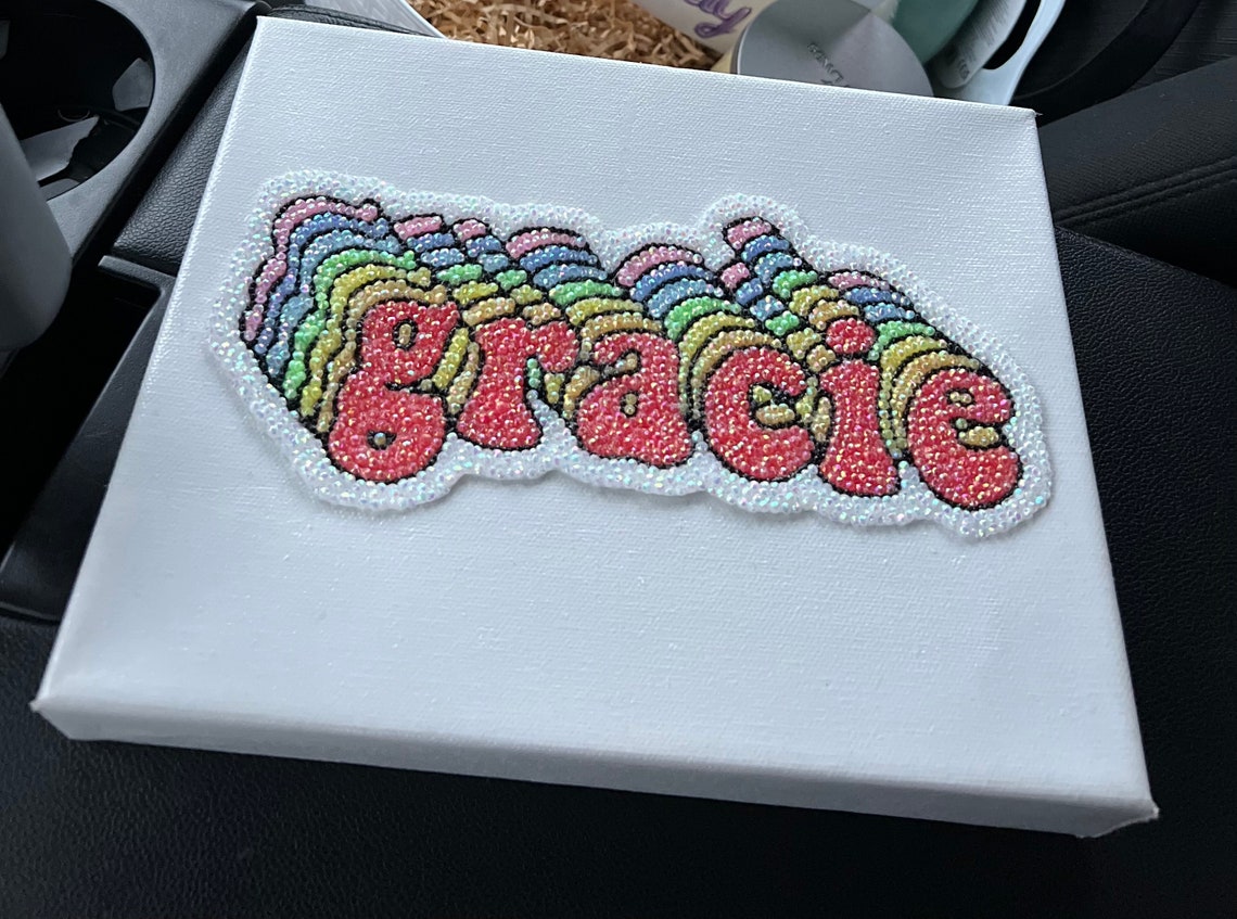 Custom Bedazzled Name Wall Decor - Etsy