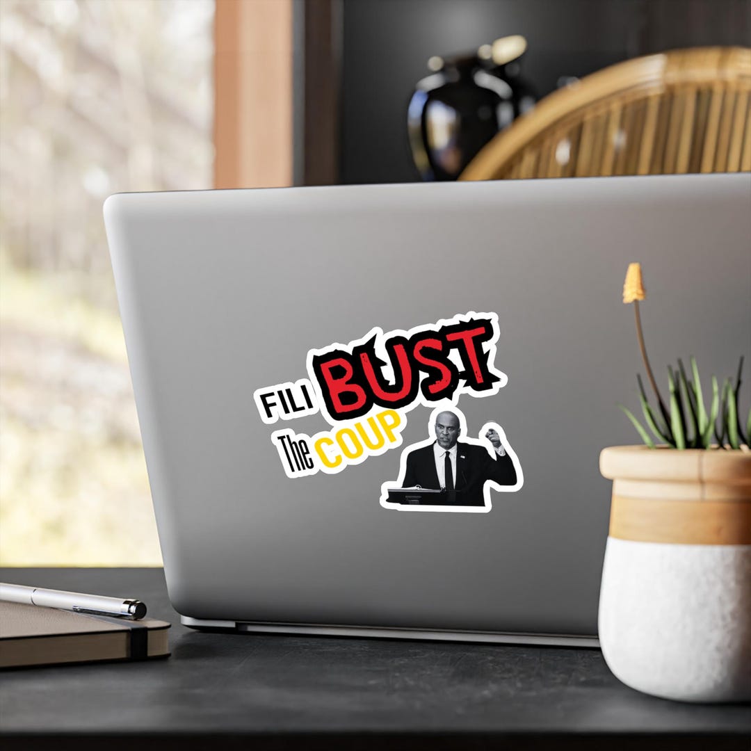 Filibust the Coup Cory Booker Kiss-cut Vinyl Decals, Fun Car Stickers ...