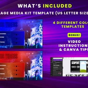 7 PAGE Singer & Band EPK | Artist Press Kit | Album Press Kit | Band ...