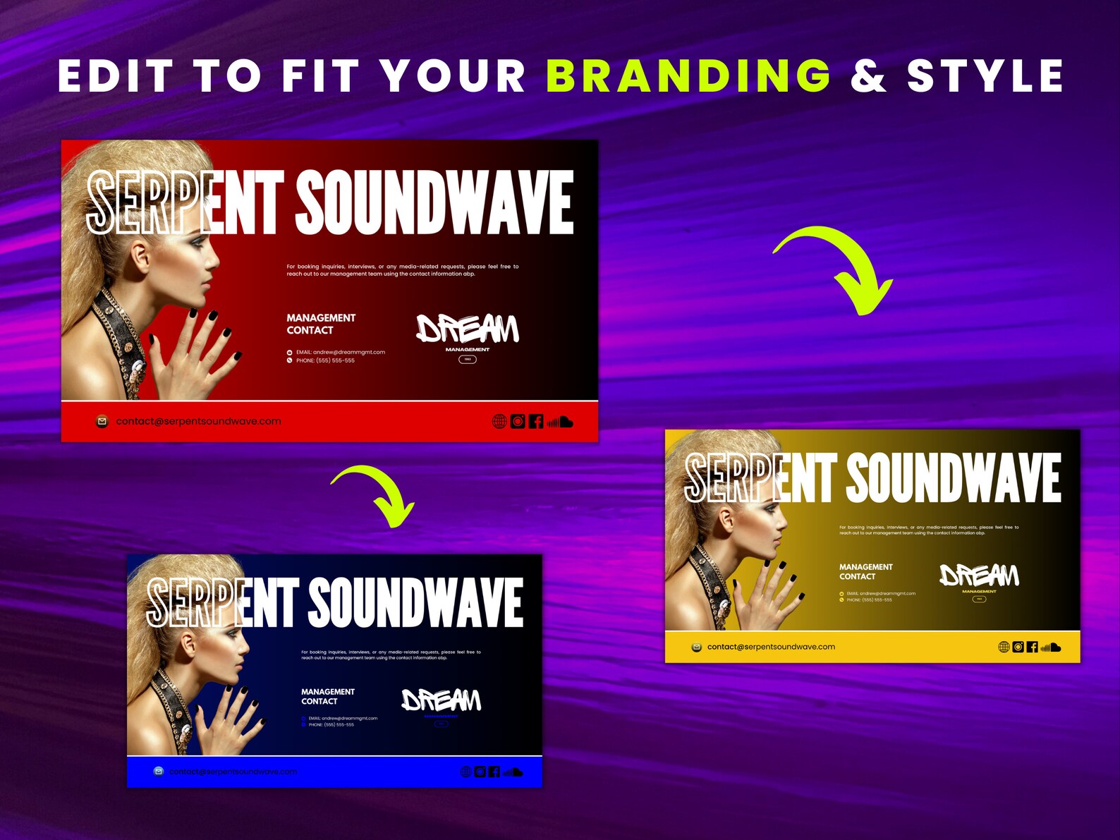 7 PAGE Singer & Band EPK | Artist Press Kit | Album Press Kit | Band ...