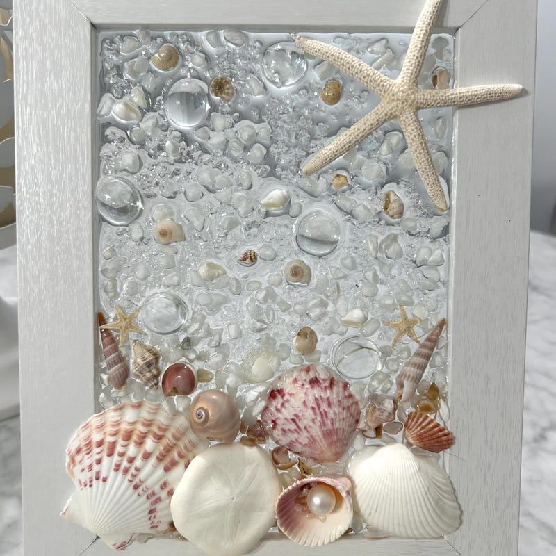 Sea Shell Resin Art - Etsy