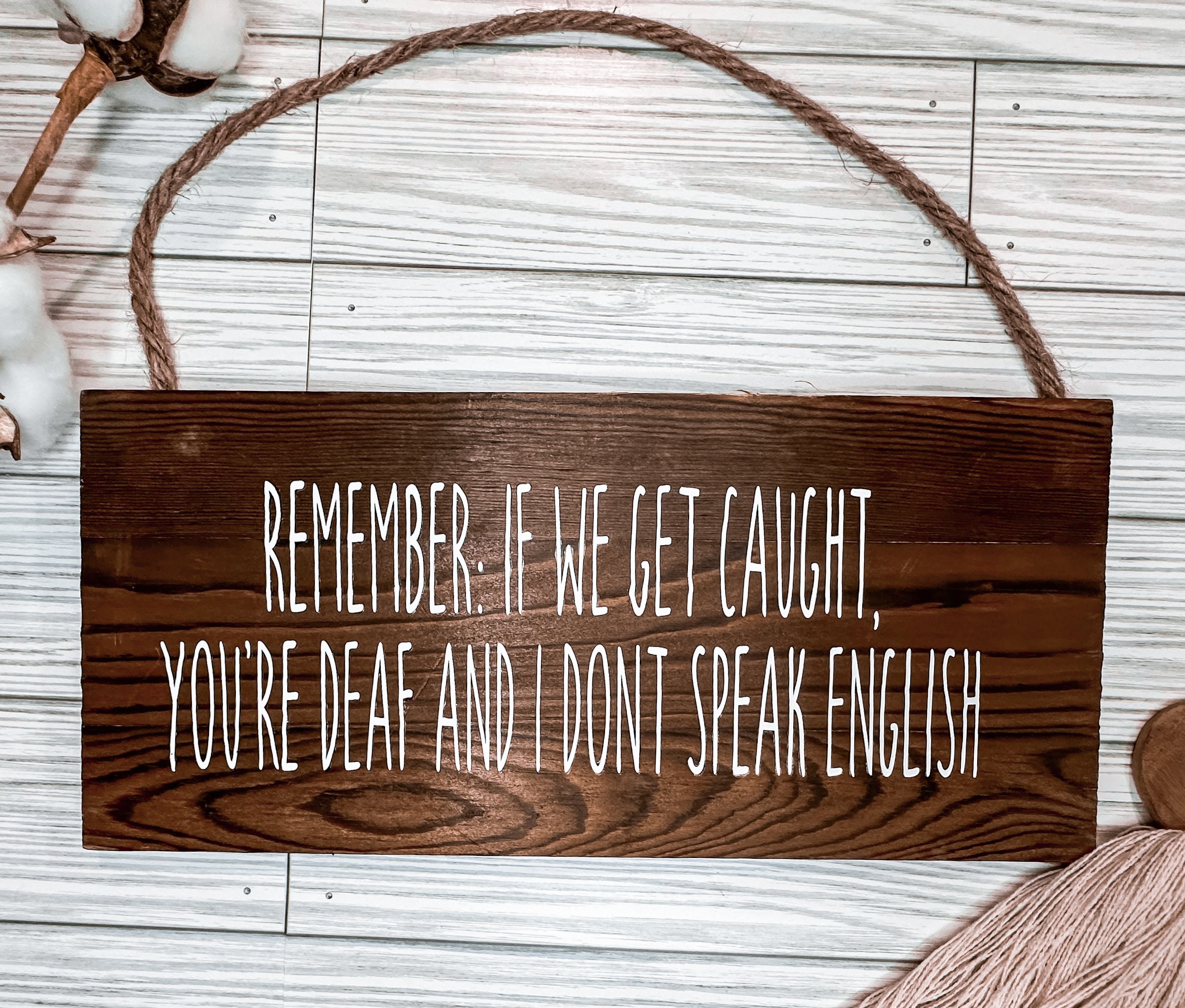 Funny Wooden Door Sign - Etsy