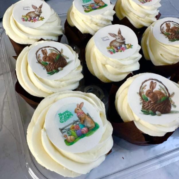 Easter Edible Toppers, Cupcake Toppers, Frosting Sheets, Wafer Paper ...