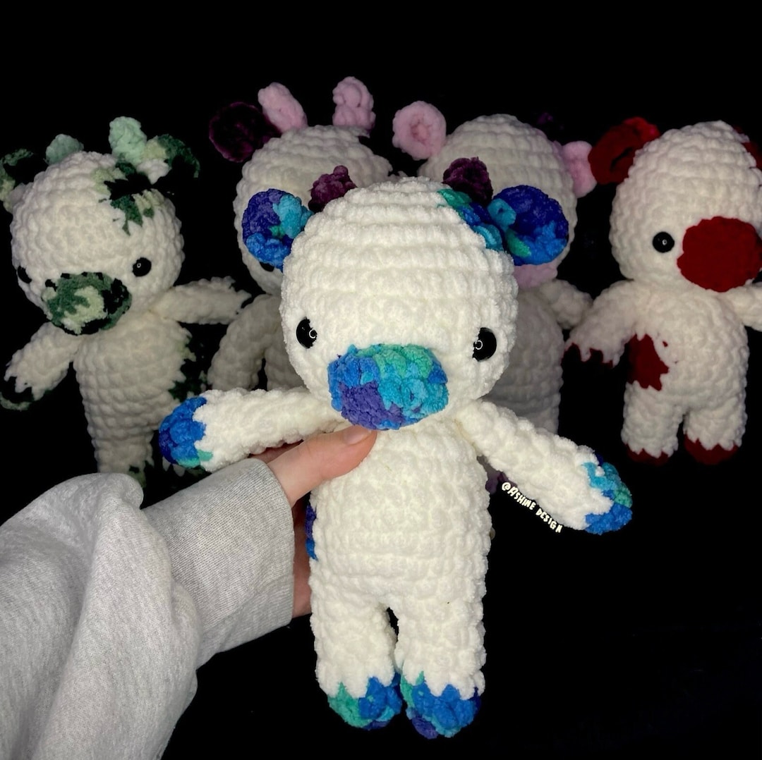 Moomoo Plushies | Soft Fluffy Yarn | Handmade Crocheted Stuffed Animal ...