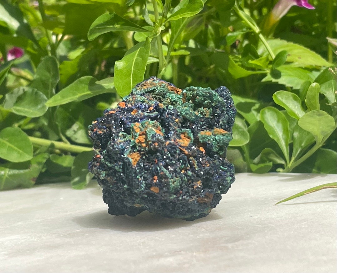 Azurite Mixed With Malachite Raw Specimen - Crystal Home Decor ...