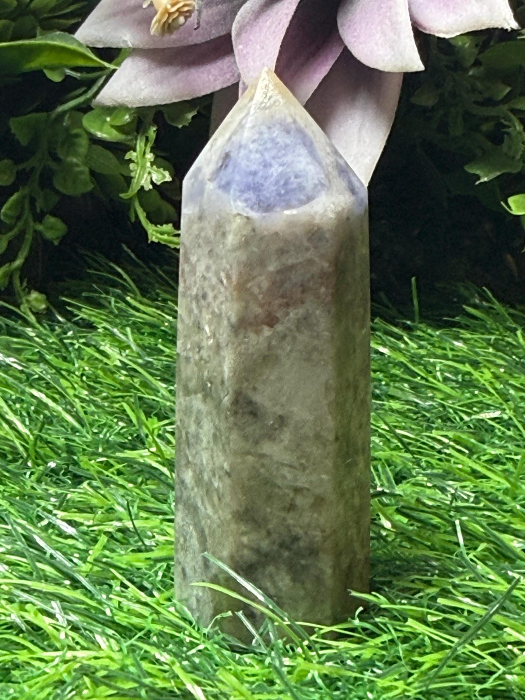 Hackmanite Sodalite Tower - UV Reactive - Crystal Home Decor - Natural ...