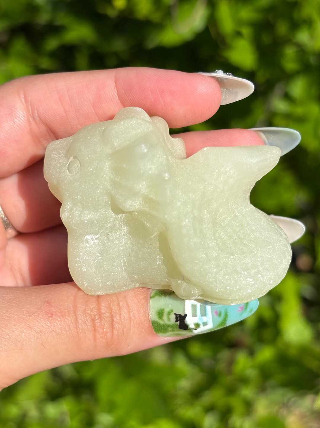 Green Calcite Dragon Carving - Natural Stone - Crystal Home Decor - - Etsy