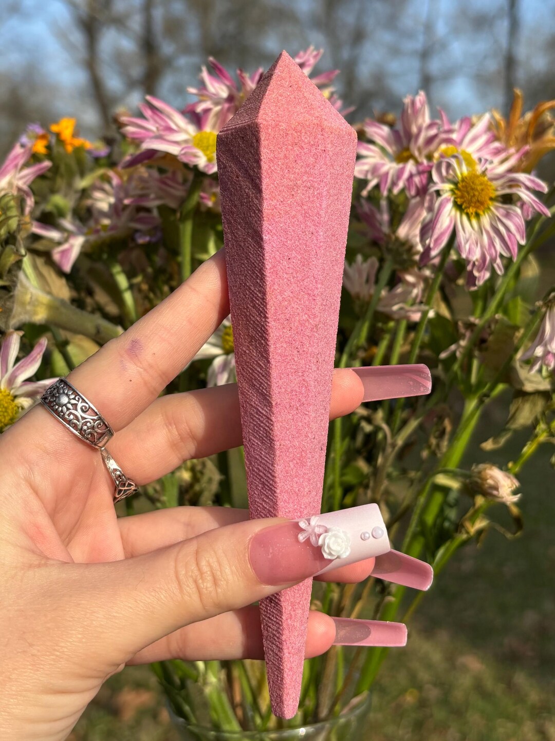 Ruby Wand With Stand - Honeycomb Ruby Stone - Crystal Home Decor - - Etsy