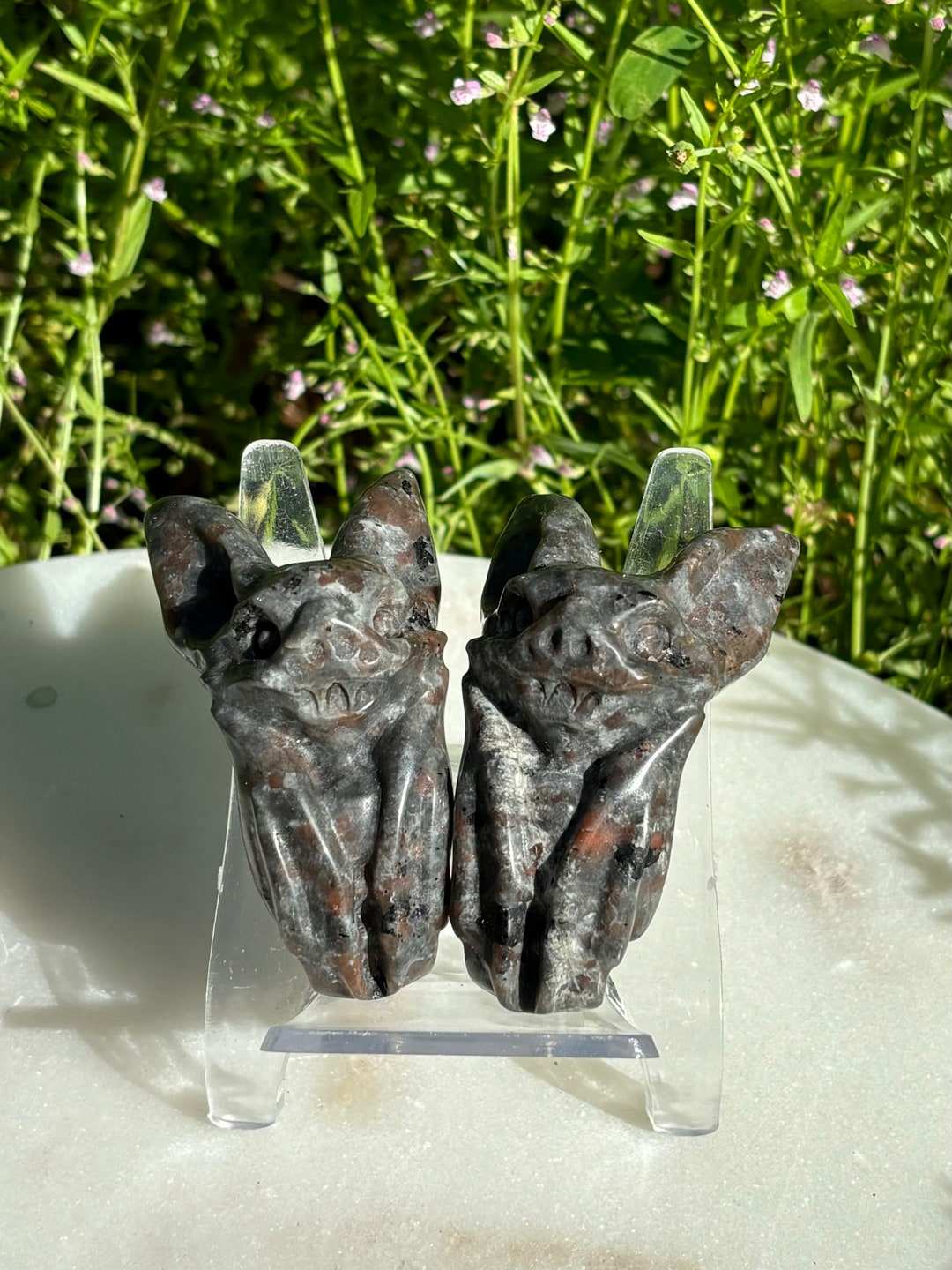 UV Reactive Yooperlite Bat Carving YOU CHOOSE Crystal Home Decor ...