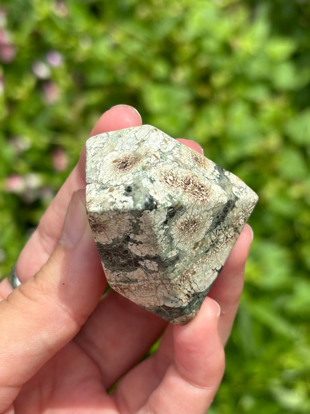 Green Sakura Jasper Freeform - Cherry Blossom Jasper - Crystal Home ...