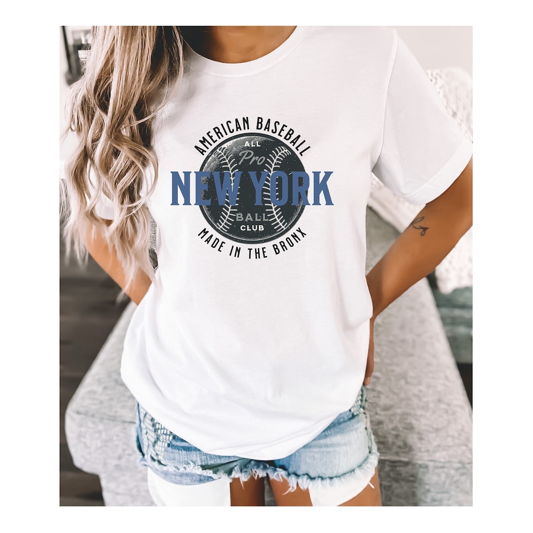 New York Baseball Retro Tee, Major League Baseball, Yankees, Baseball ...