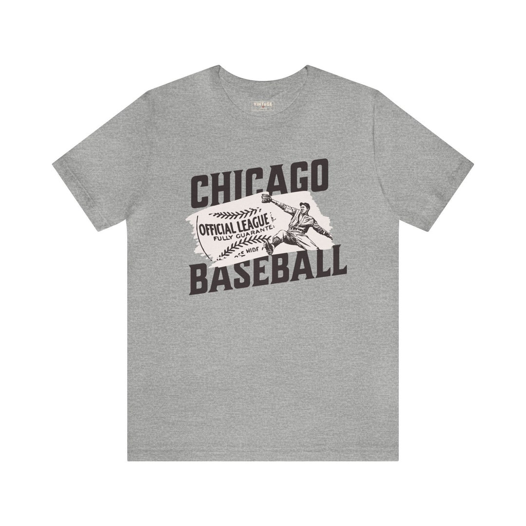 Chicago Retro Baseball Tee, Chicago Sports Fan, Vintage Baseball ...