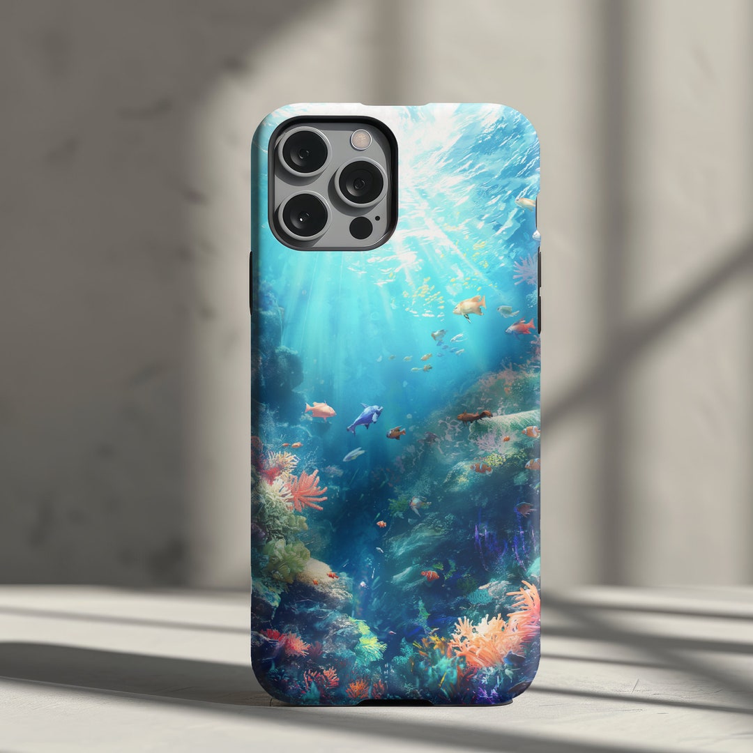 Ocean Life Phone Case Underwater World Sea Life Case Surfer Gifts Ocean ...