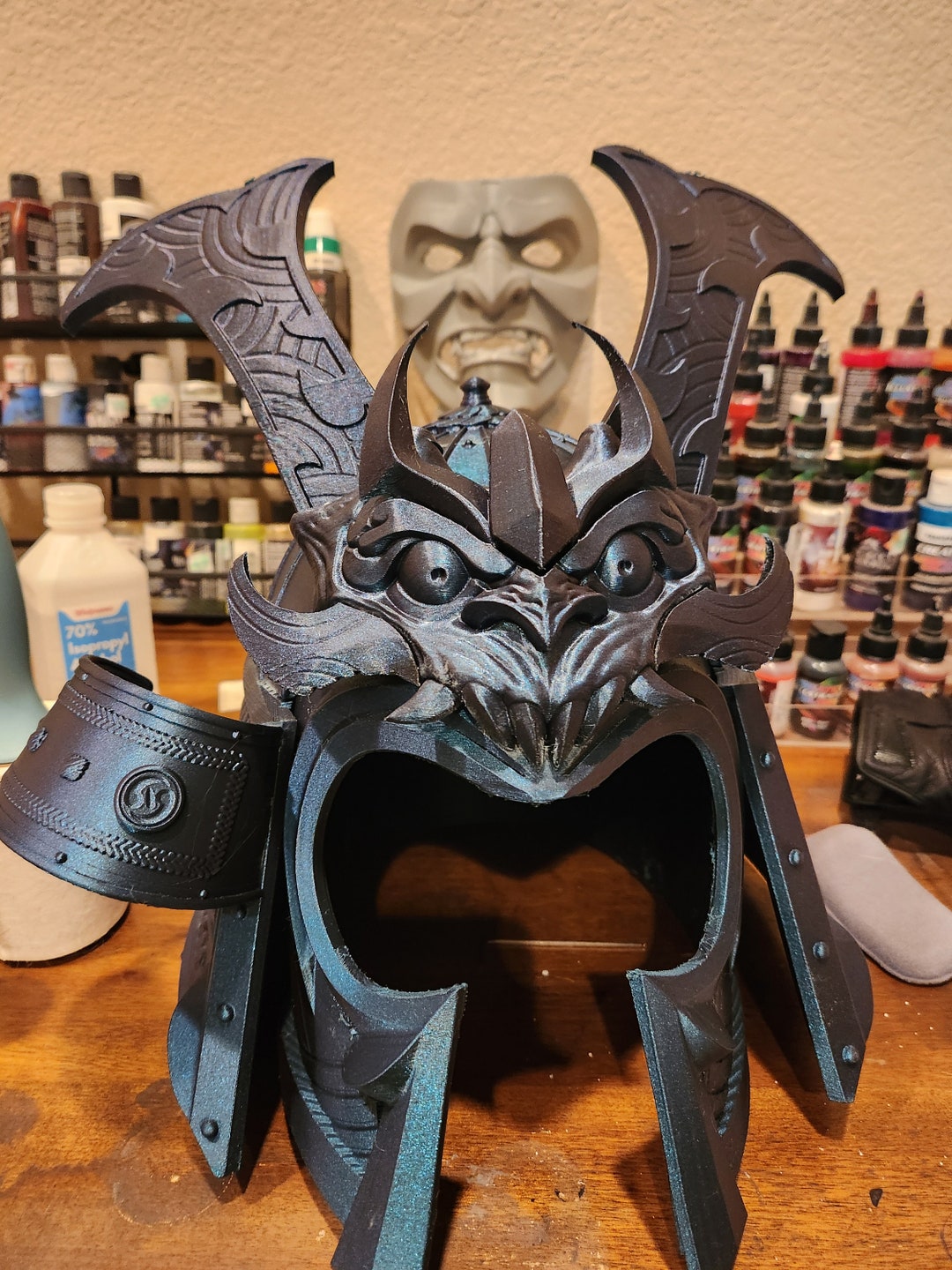 Magneto Samurai Style Helmet Mask Costume - Etsy