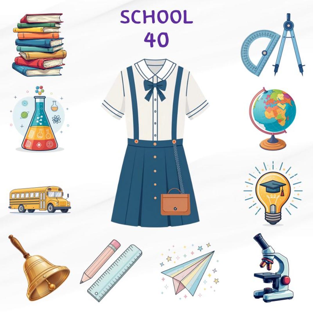 Watercolor School Clipart Bundle, Kids Learning, Reading (PNG) - Etsy