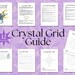 Complete Crystal Grid Guide: 12 Page Printable for Powerful ...