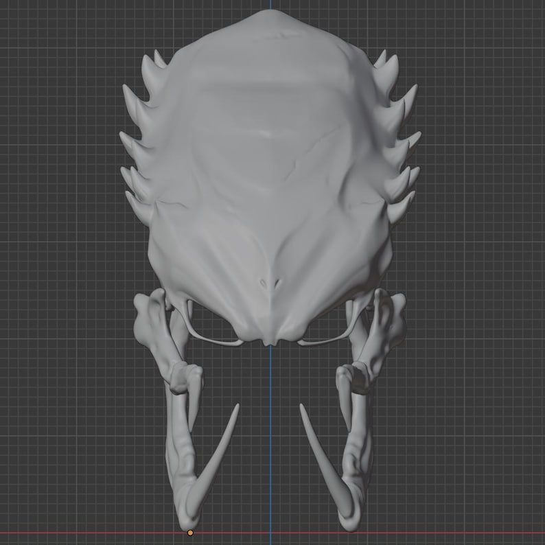 Grendel Predator Warlord Mask 3D Printer STL File - Etsy