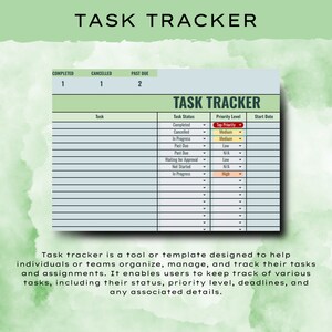 Client Tracker Spreadsheet for Small Business W/ Task Tracker Customer ...