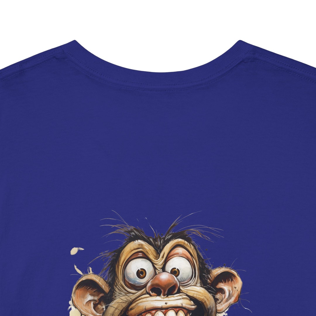 Monkey on My Back T-shirt. USA Print. Funny Shirt. Best Gift for Him ...