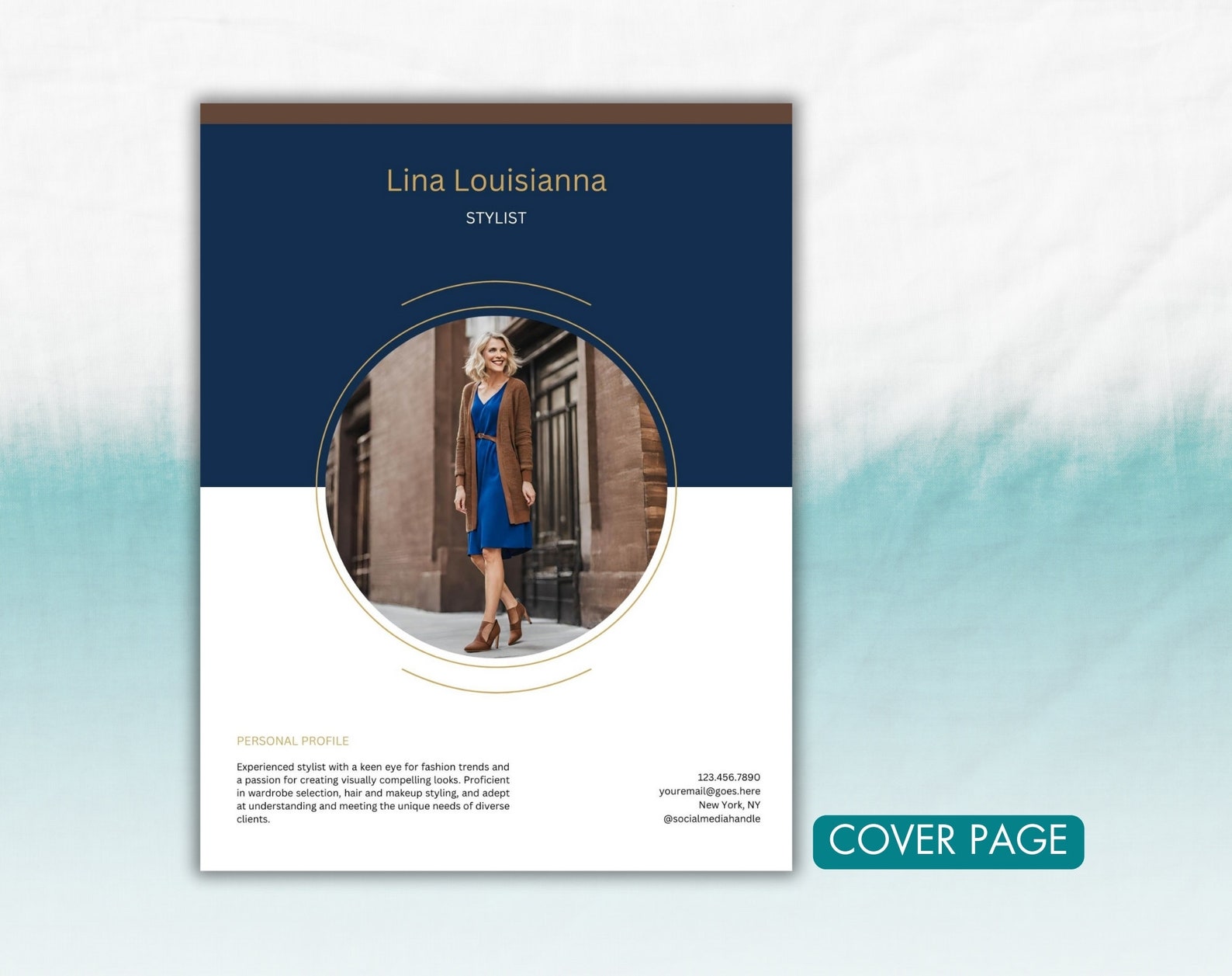 Stylist Resume Template Canva, Fashion Stylist Resume, Personal Stylist ...