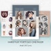 Hairstylist Portfolio Canva Template - One Pager, Printable, and ...