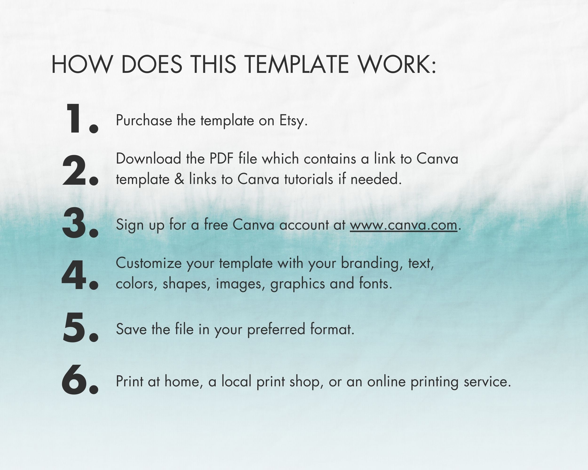 Hairstylist Portfolio Canva Template - One Pager, Printable, and ...