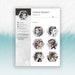 Hairstylist Portfolio Canva Template - One Pager, Printable, and ...