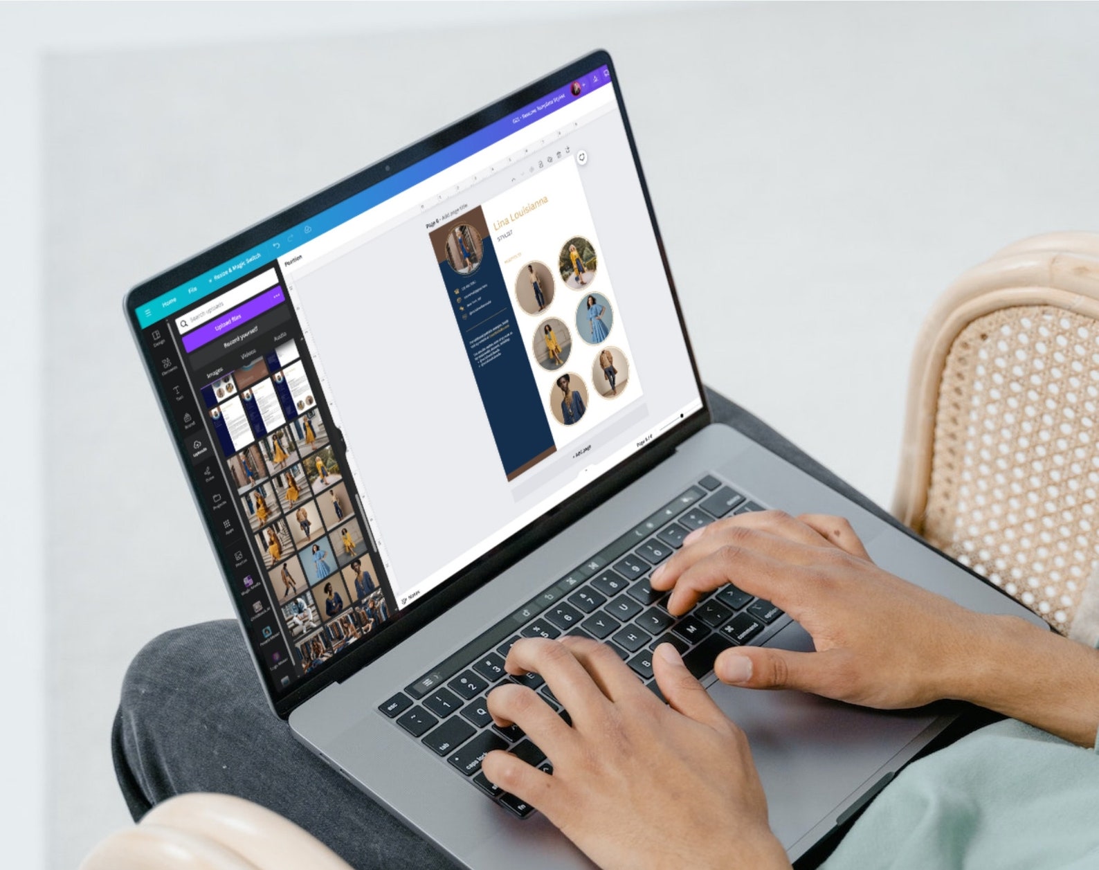 Stylist Resume Template Canva, Fashion Stylist Resume, Personal Stylist ...