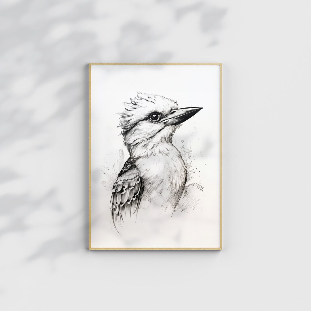 Kookaburra Print, Australian Animal, Nursery Animals, Nursery Printable ...