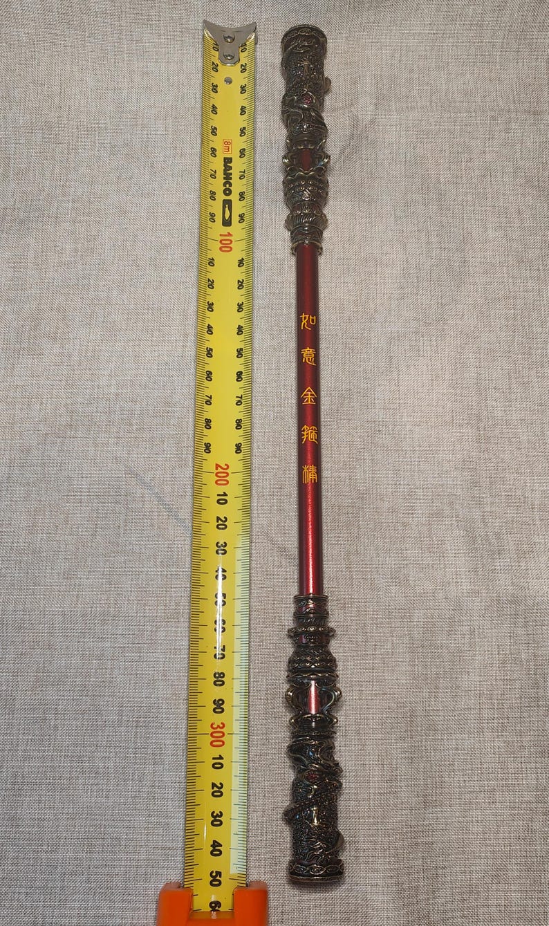 Black Myth Wukong Inspired Ruyi Jingu Bang, Wukong Collectible, Black ...
