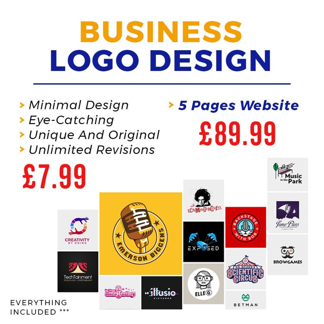 I Will Create Custom Logo Designs, Custom Logos for Your Business ...