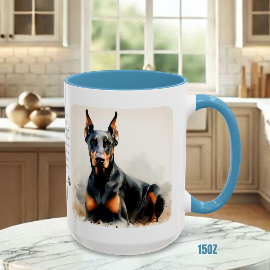 Brew Like a Boss, Sip Like a Dobie! (doberman) Coffee Mug (11, 15oz) 7 ...