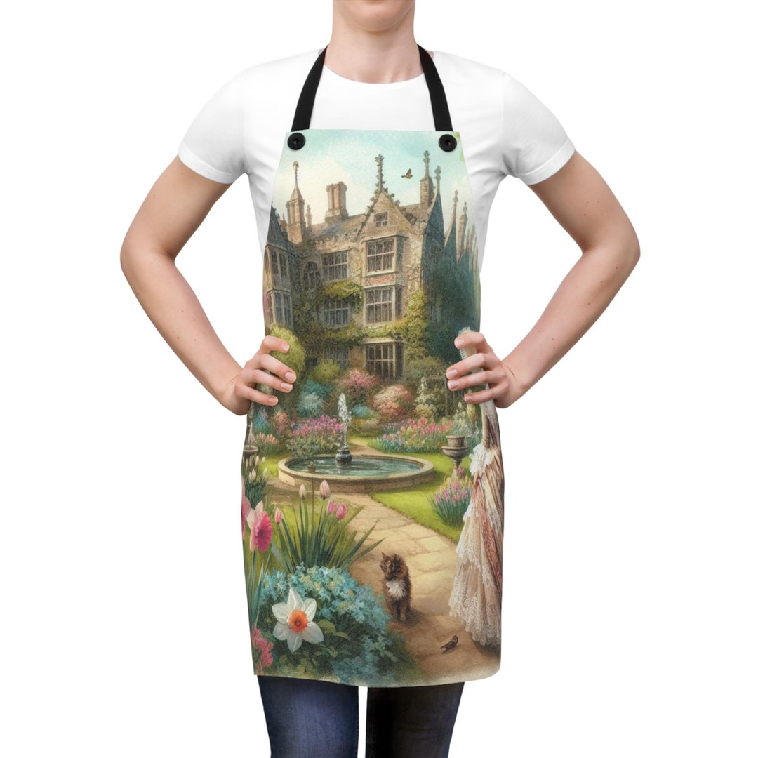 Victorian English Garden Cooking Aprons, One Size - Etsy