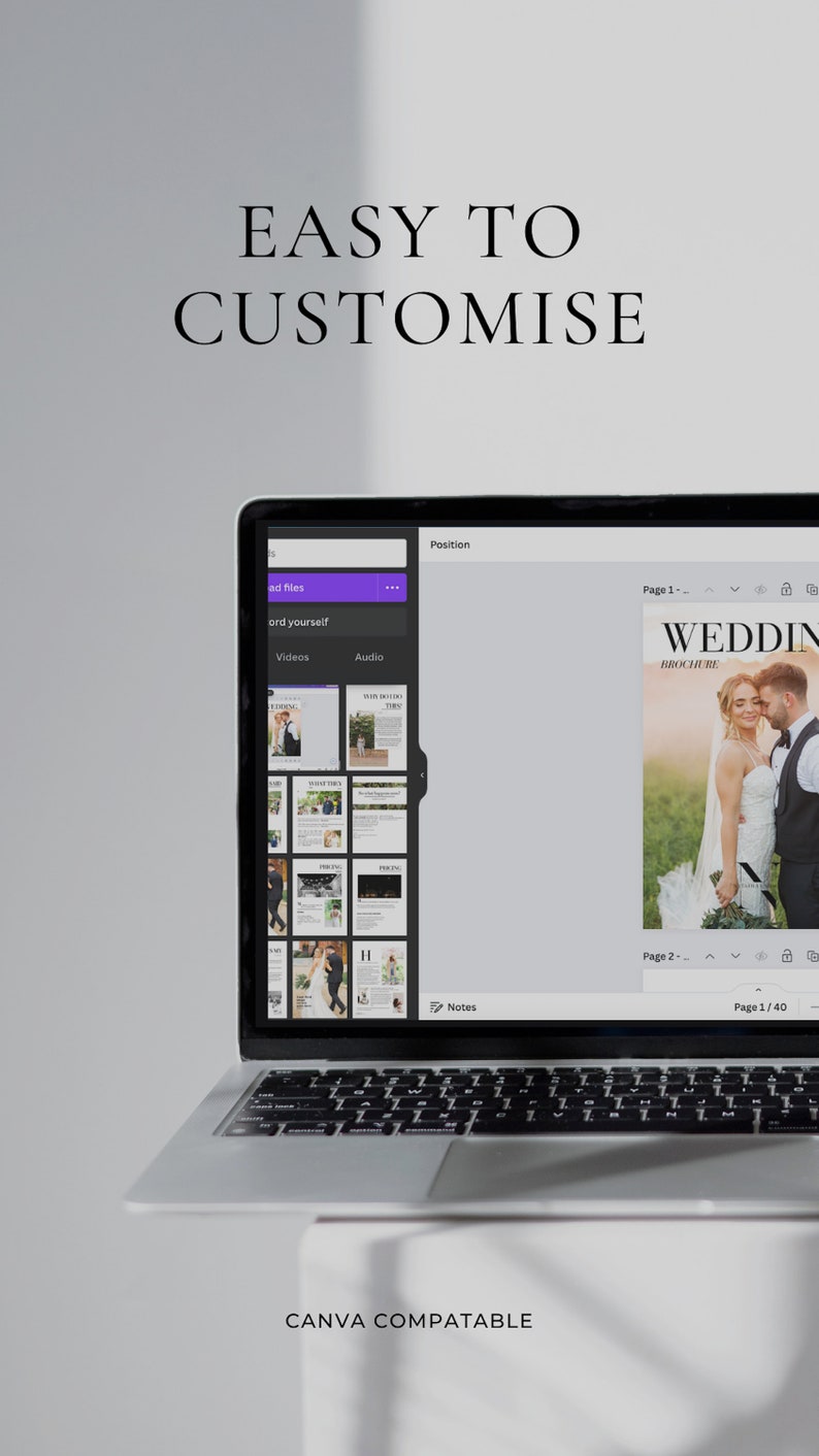 Wedding Brochure, Photography Brochure, Pricing Template, Magazine ...