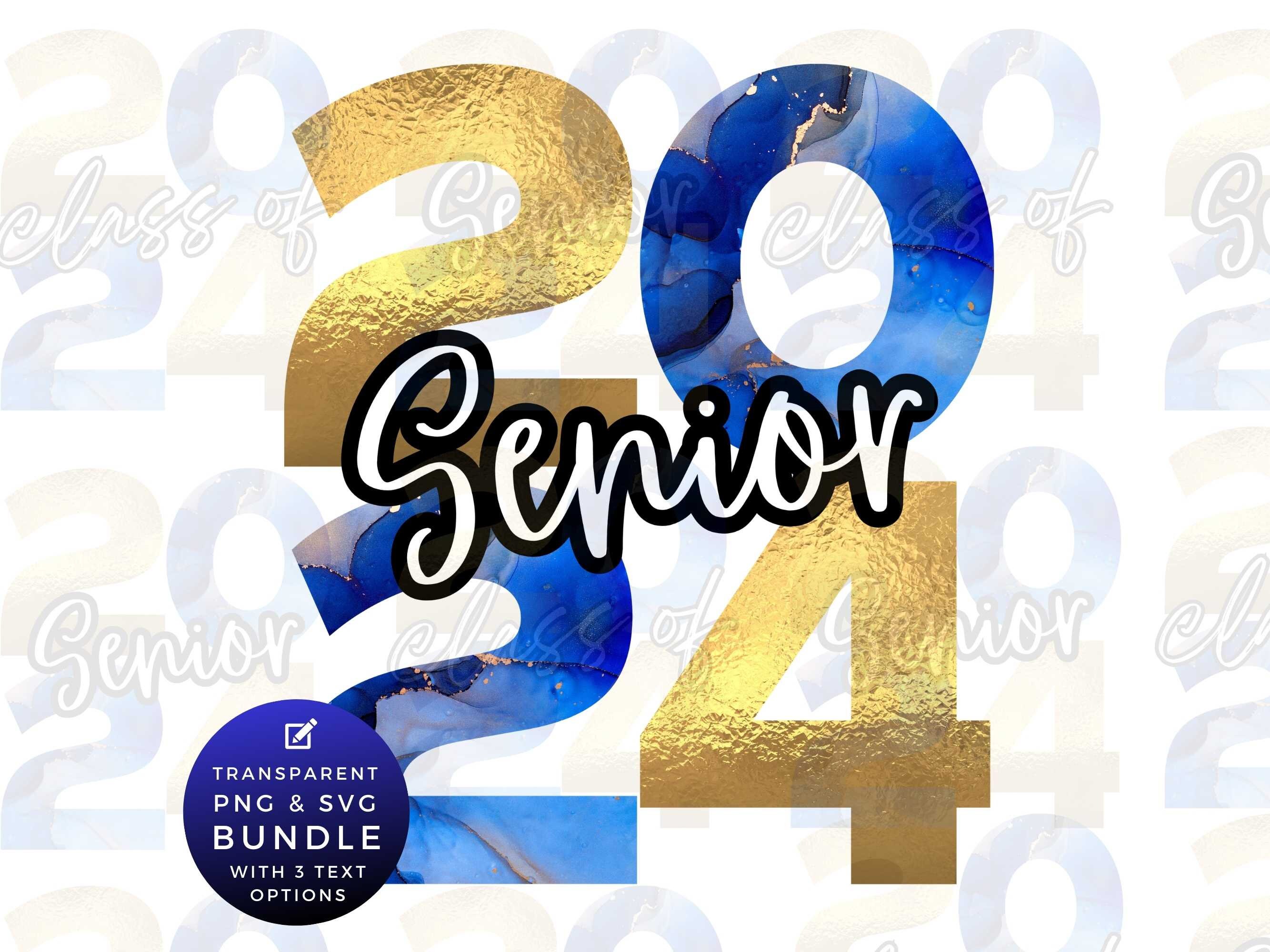 Class of 2024 Grad SVG PNG, Graduate, Senior Graduation, Bundle of 3 ...