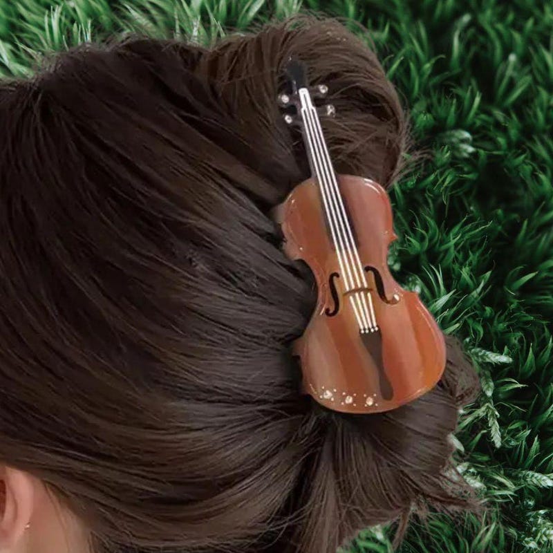 Violin Hair Clip - Etsy UK