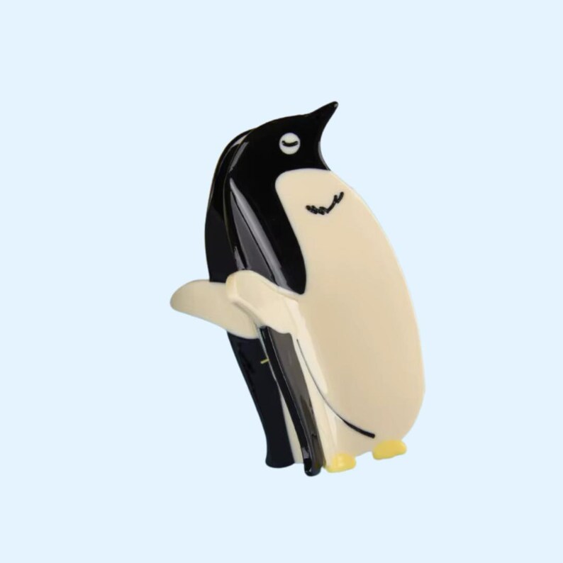 1 Piece Penguin/polar Bear Hair Claw Clip|hair Clip|barrette|hair ...