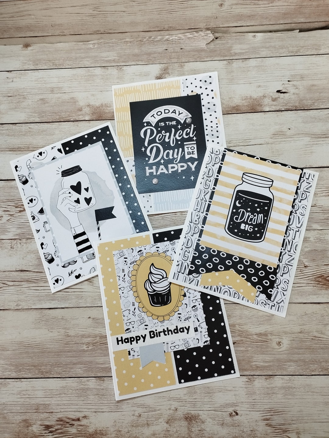 Happy Birthday Cards Set,birthday Wishes Card Set,birthday Card Variety ...