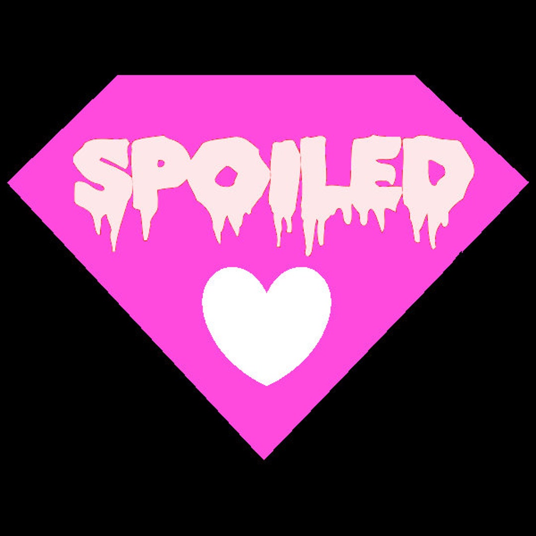Diamond Heart Spoiled Vinyl Decal Creepy Horror Gothic Bloody Font - Etsy