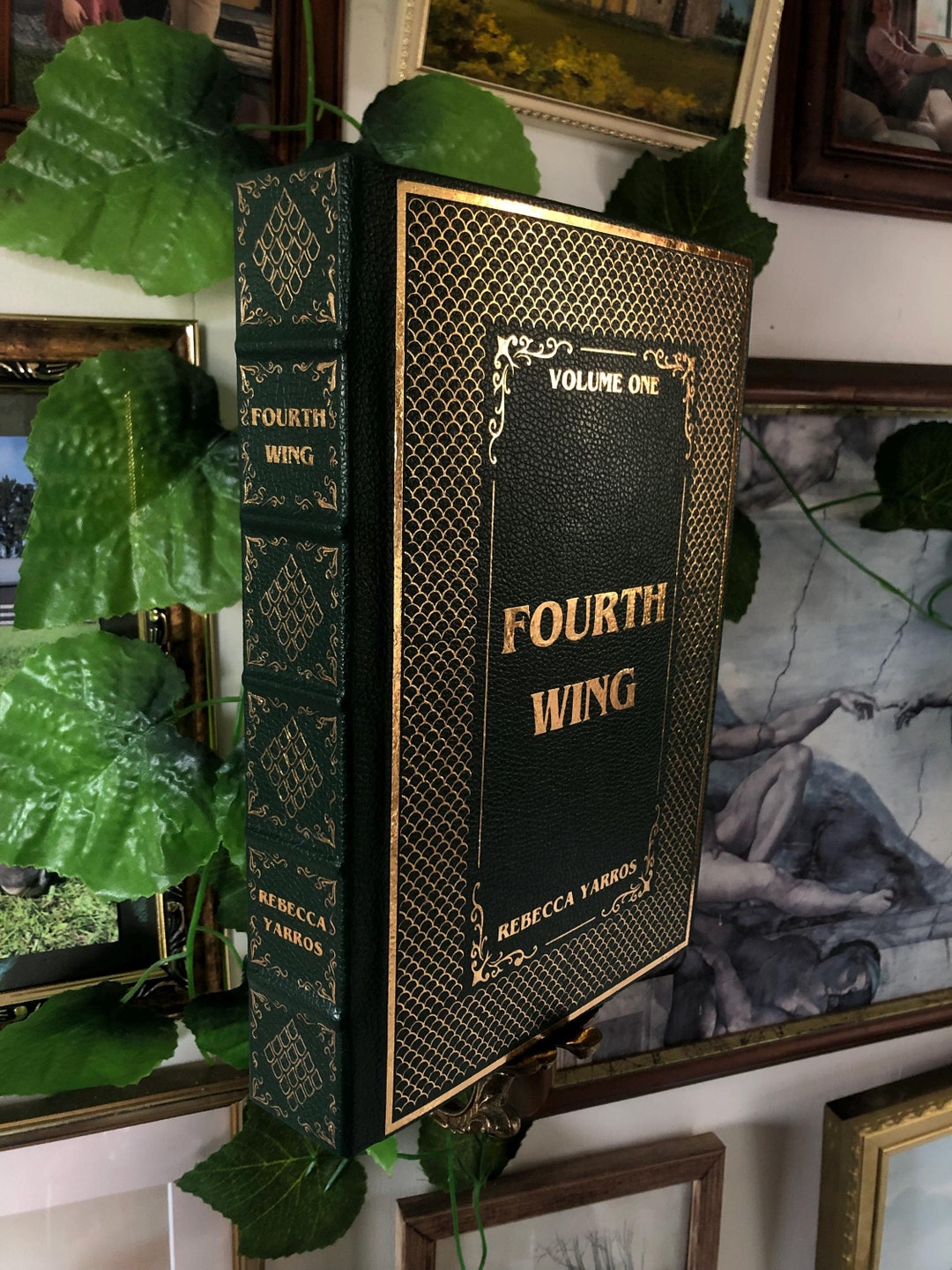 Fourth Wing Leatherbound - Etsy