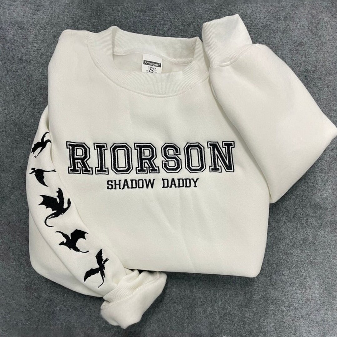 Embroidered Riorson Shadow Daddy Xaden Sweatshirt, Riders Quadrant ...