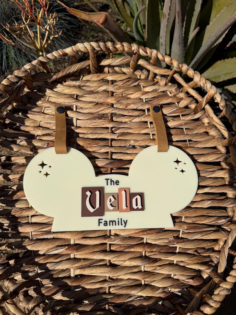 Mouse Ears Stroller Tag | Park Stroller Tag | Acrylic Stroller Tag ...